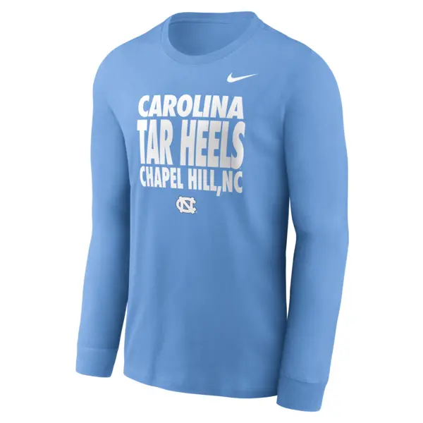 JORDAN Brand North Carolina Tar Heels Long-sleeve T-shirt - Blue