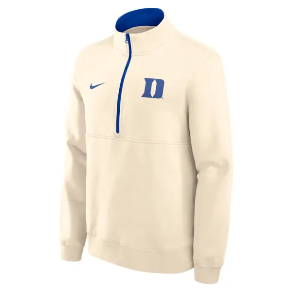Nike Duke Primetime Primary Logo College 1/2-zip Crew