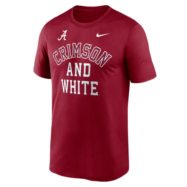 Nike Alabama Primetime Arch Mantra Legend Dri-fit College T-shirt - Red