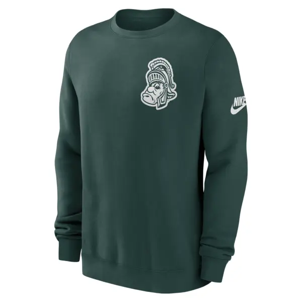 Nike Michigan State Legacy College Pullover Crew - Green
