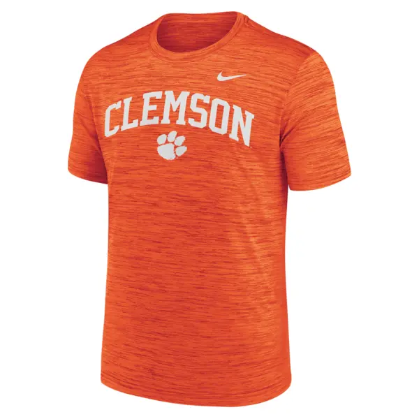 Nike Clemson Primetime Arch Logo Velocity Dri-fit College T-shirt - Orange