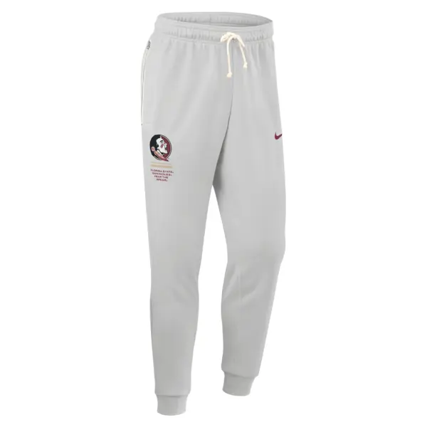 Nike Florida State Sideline Standard Issue Dri-fit College Taper Pants - Grey