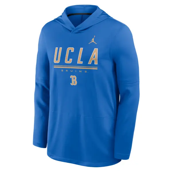 JORDAN Brand Ucla Dri-fit College Long-sleeve Hooded Top - Blue