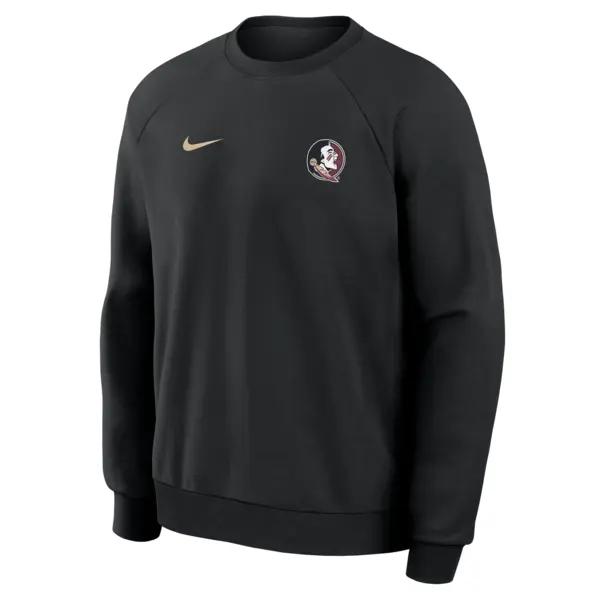 Nike Florida State Premium Performance Dri-fit College Pullover Crew - Black