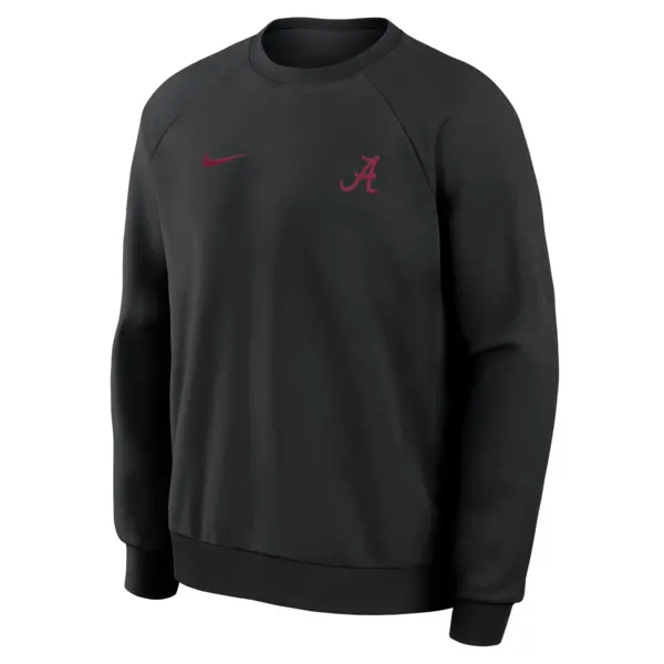 Nike Alabama Premium Performance Dri-fit College Pullover Crew - Black