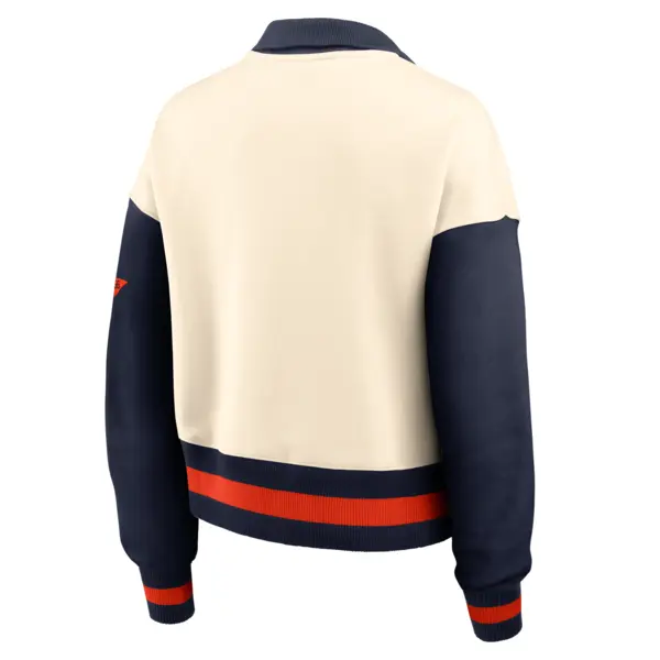 Nike Auburn Legacy Cropped Oversized 1/4-zip Crew