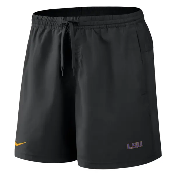 Nike Lsu Primetime Primary Logo Dri-fit College Form Shorts - Black