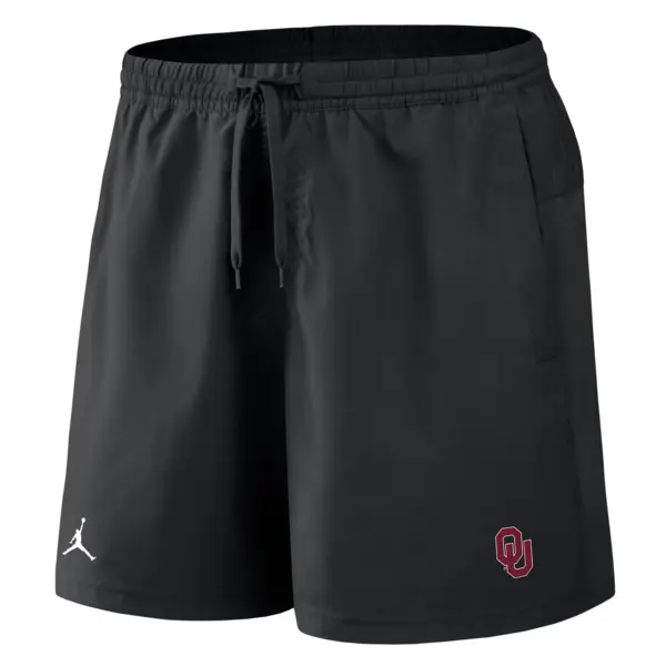 JORDAN Brand Oklahoma Primetime Primary Logo Dri-fit College Form Shorts - Black