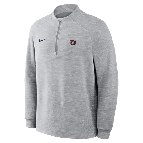 Nike Auburn Par Therma-fit College Half-zip Pullover - Grey