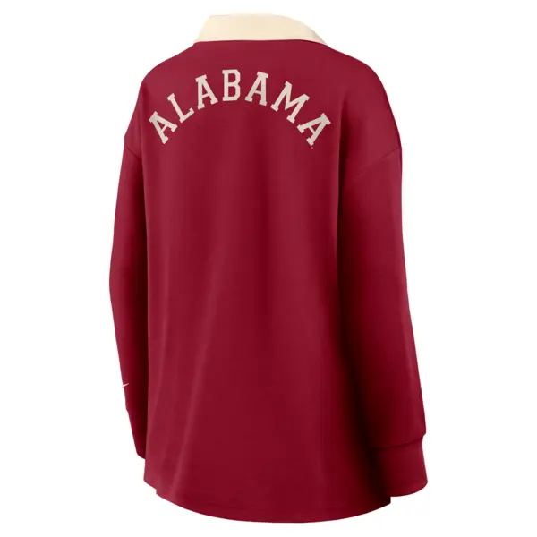 Nike Alabama Academic Dri-fit Oversized Long-sleeve Polo