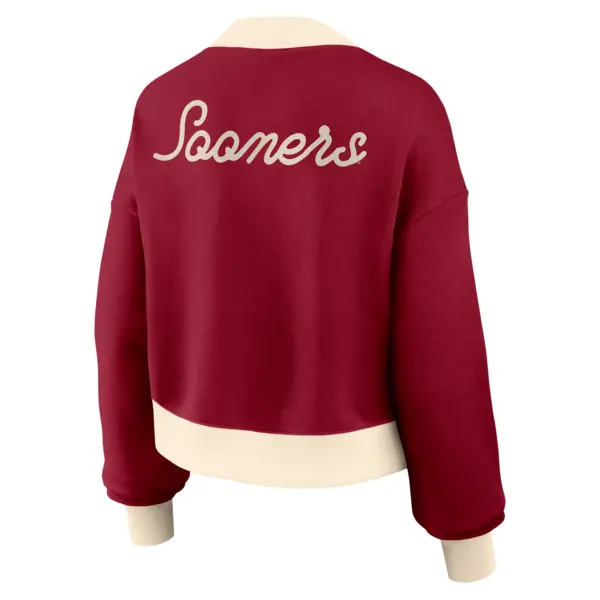 JORDAN Brand College Oversized Cropped Full-zip Bomber Jacket