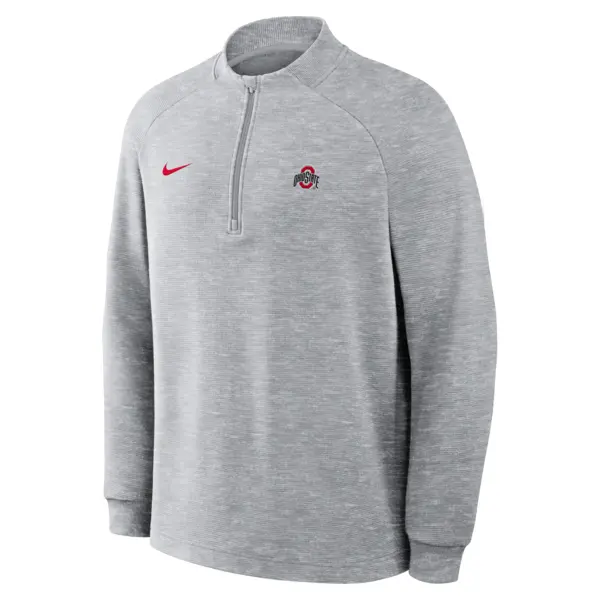 Nike Ohio State Par Therma-fit College Half-zip Pullover - Grey
