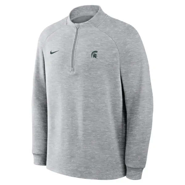 Nike Michigan State Par Therma-fit College Half-zip Pullover - Grey