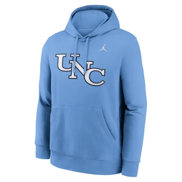 JORDAN North Carolina Sideline Club Brand Pullover Hoodie - Blue