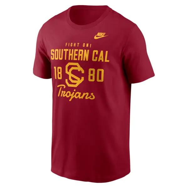 Nike Usc Legacy Stacked Est College T-shirt - Red