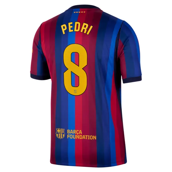 Nike Pedri Barcelona 2026/27 Stadium Home Dri-fit Soccer Jersey - Red