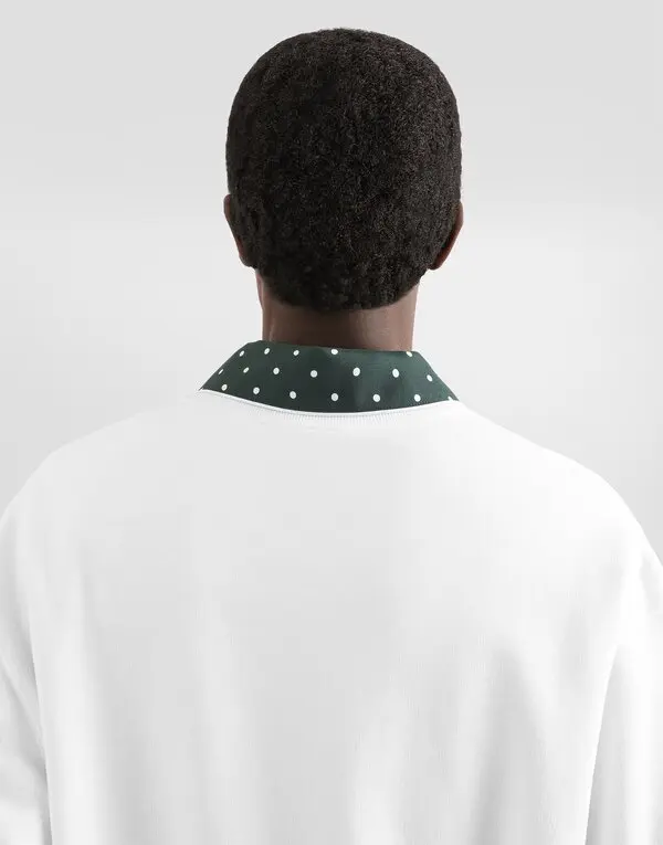Dolce & Gabbana Jersey Sweatshirt With Logo Plate