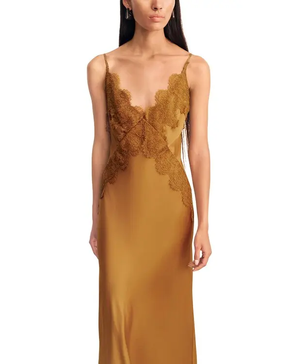 Shona Joy Simona Lace Slip Maxi Dress