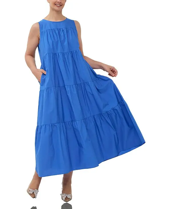 MARIELLE STOKKELAAR Eleonore Maxi Dress - Blue