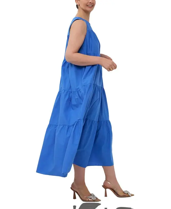 MARIELLE STOKKELAAR Eleonore Maxi Dress - Blue
