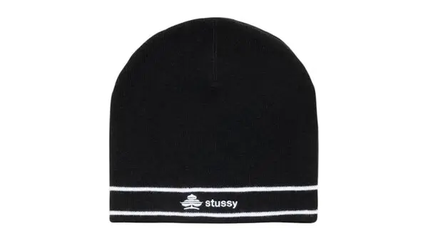 StÜssy Clover Skullcap Beanie - Black
