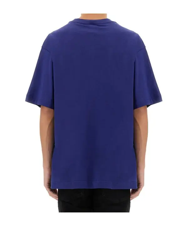 Versace Logo-patch Crewneck T-shirt