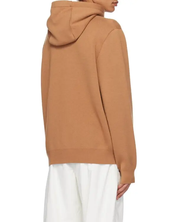 Burberry Logo Intarsia Knit Hoodie