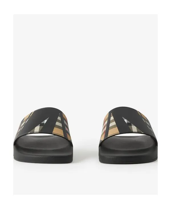 Burberry Vintage Check Sliced-print Slides
