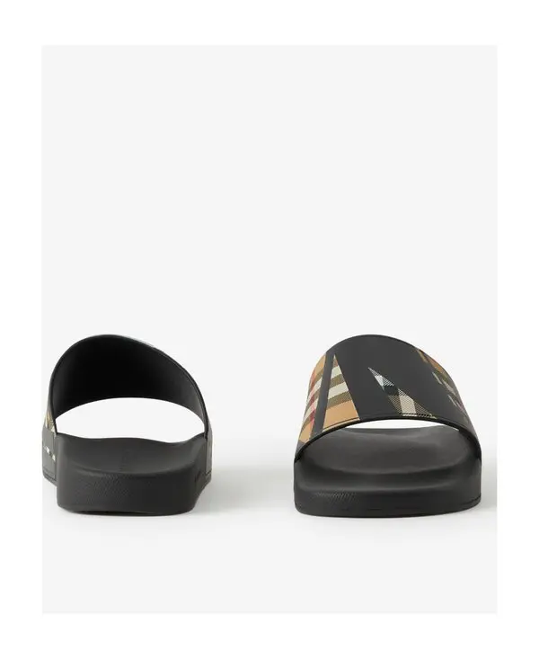Burberry Vintage Check Sliced-print Slides