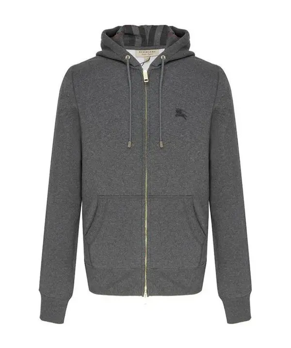 Burberry Logo Hooded Casual Jacket