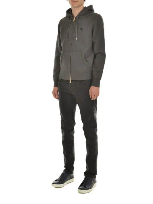 Burberry Logo Hooded Casual Jacket