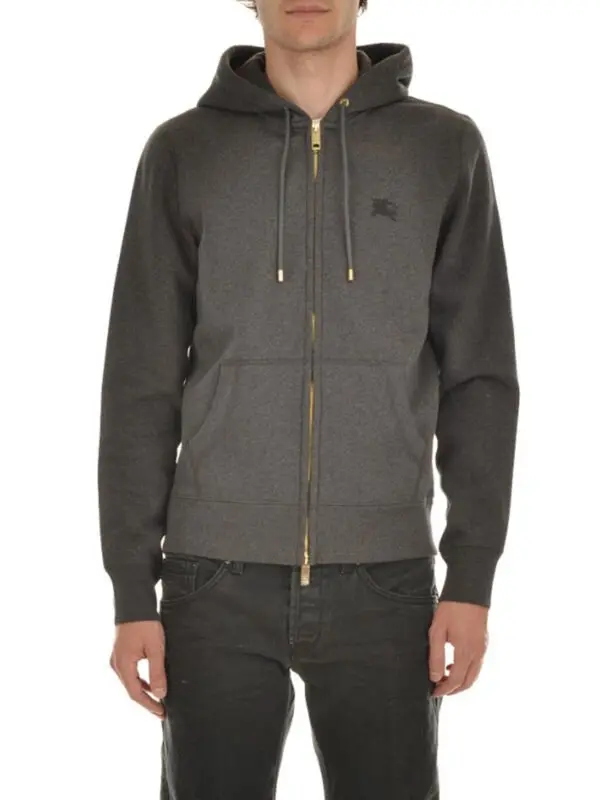 Burberry Logo Hooded Casual Jacket