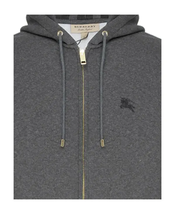 Burberry Logo Hooded Casual Jacket