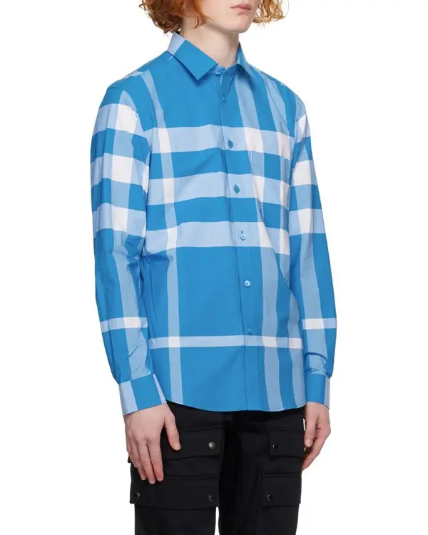 Burberry Checked Buttoned Shirt
