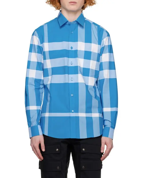 Burberry Checked Buttoned Shirt