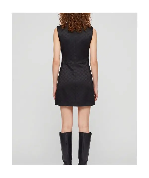 Gucci Gg Viscose Jacquard Dress