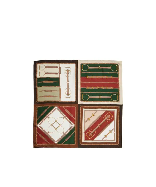 Gucci Printed Silk Scarf - Multi-color