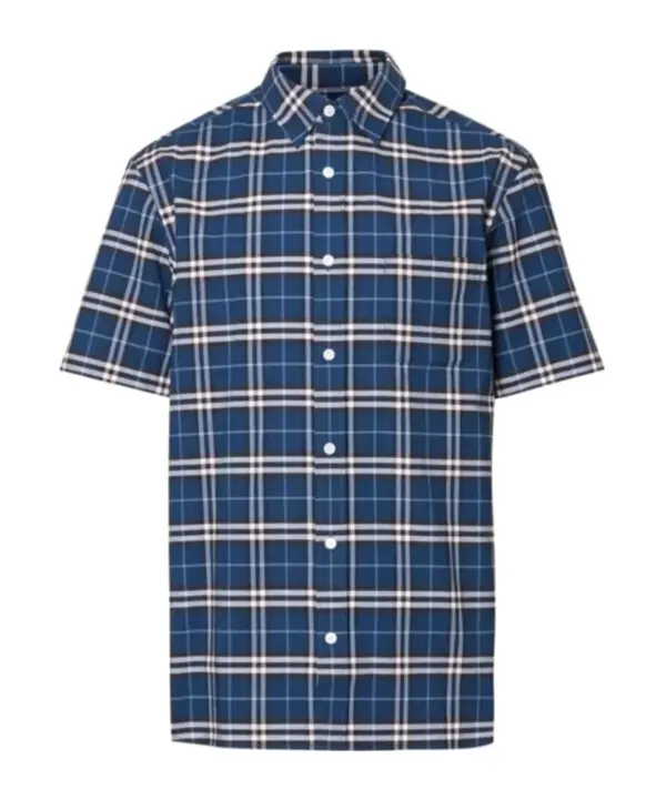 Burberry Short-sleeved Shirt - Blue