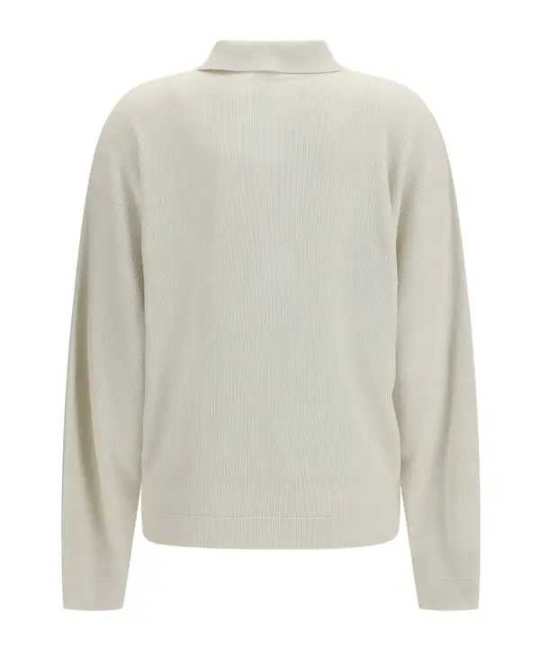 Calvin Klein Long Sleeve Polo Knitted Sweater