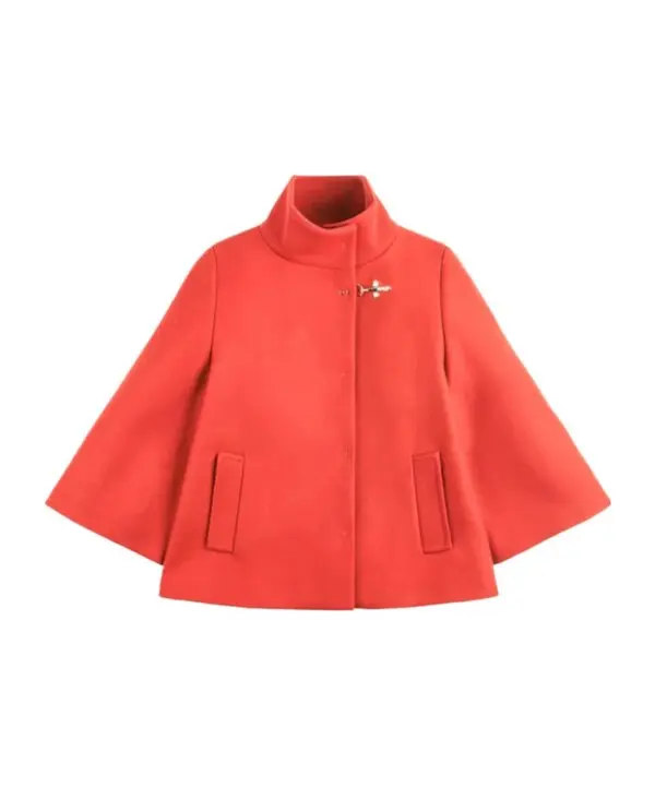 FAY Cape In Wool And Cashmere Fabric