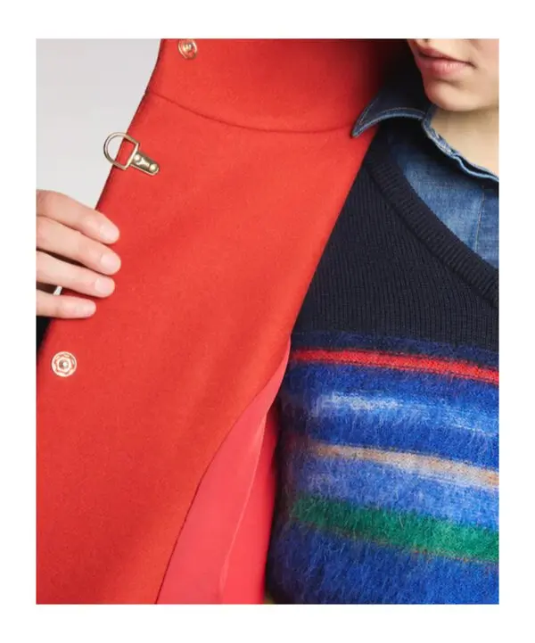 FAY Cape In Wool And Cashmere Fabric