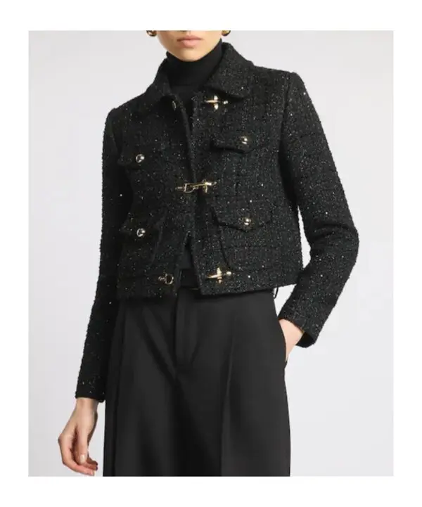 FAY 3 Ganci Jacket In Boucle Tweed