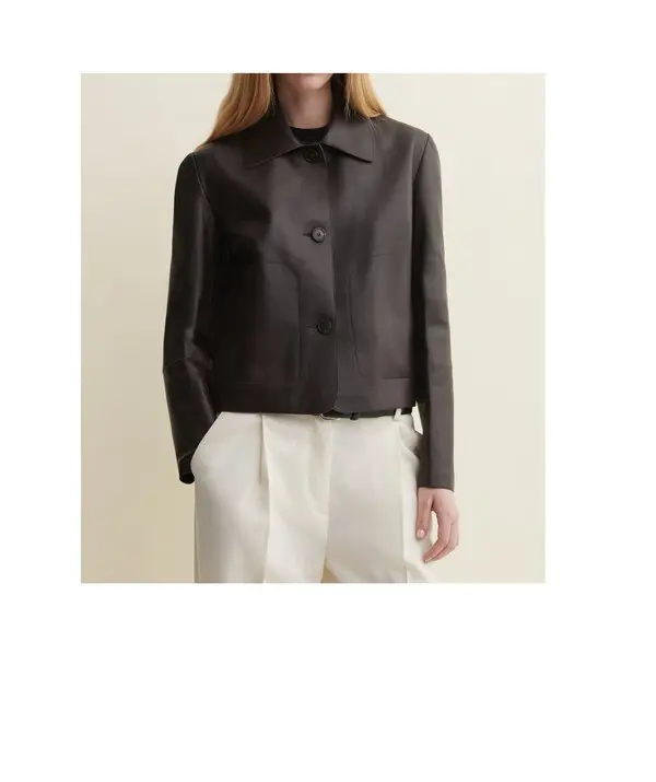 ARMA Long-sleeved Leather Jacket