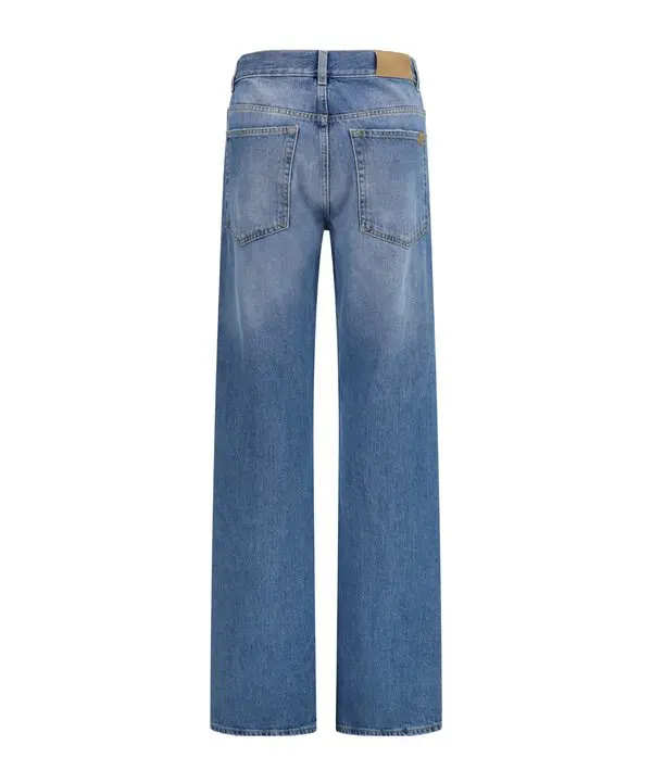 Calvin Klein Faded Straight-leg Jeans