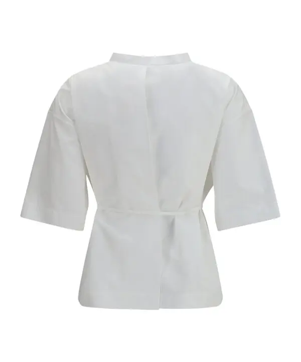 Calvin Klein Lynn Tie-waist Cropped Shirt