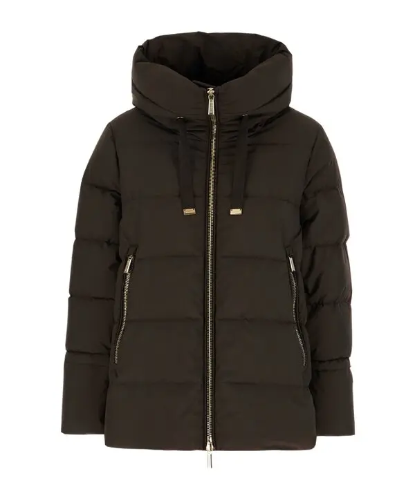 MOORER Gadia-stp Quilted Hooded Jacket