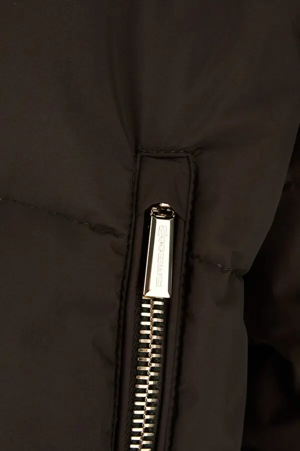 MOORER Gadia-stp Quilted Hooded Jacket