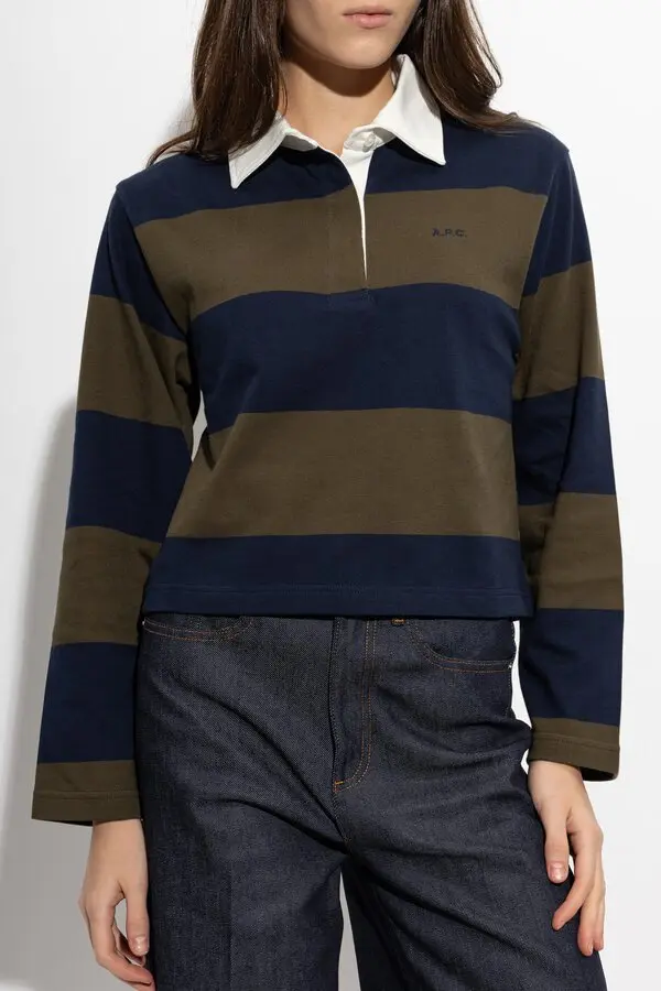 A.p.c. Long-sleeved Striped Sweatshirt