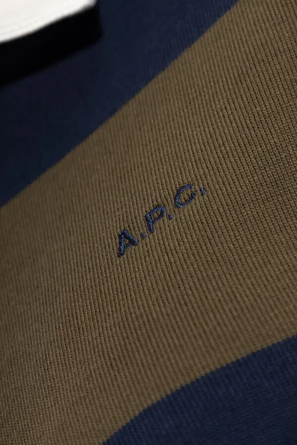 A.p.c. Long-sleeved Striped Sweatshirt