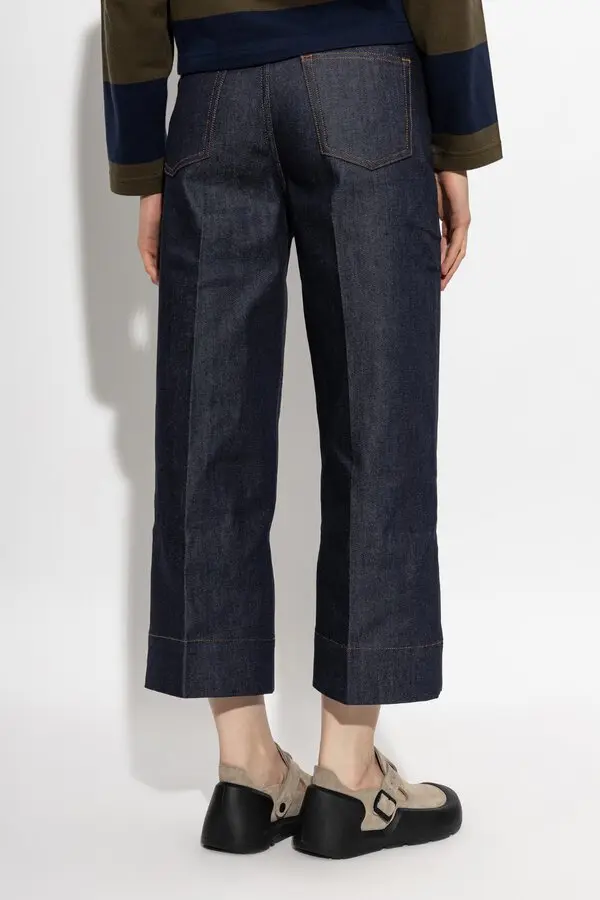 A.p.c. Wide-crop Jeans